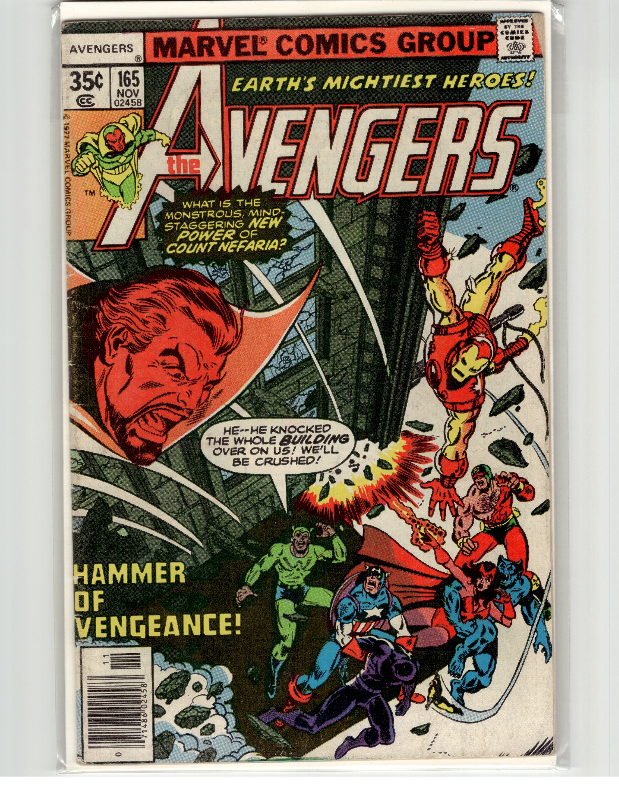 The Avengers #165 (1977) The Avengers [Key Issue] | Comic Books - Bronze Age, Marvel, Avengers ...