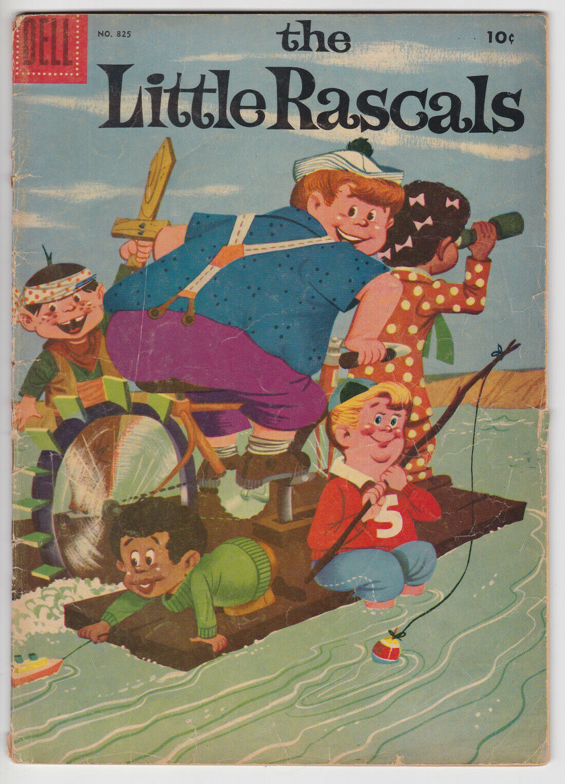 Little Rascals #825 (0 1957) 2.5 GD+ Dell Four Color Comic | Comic ...
