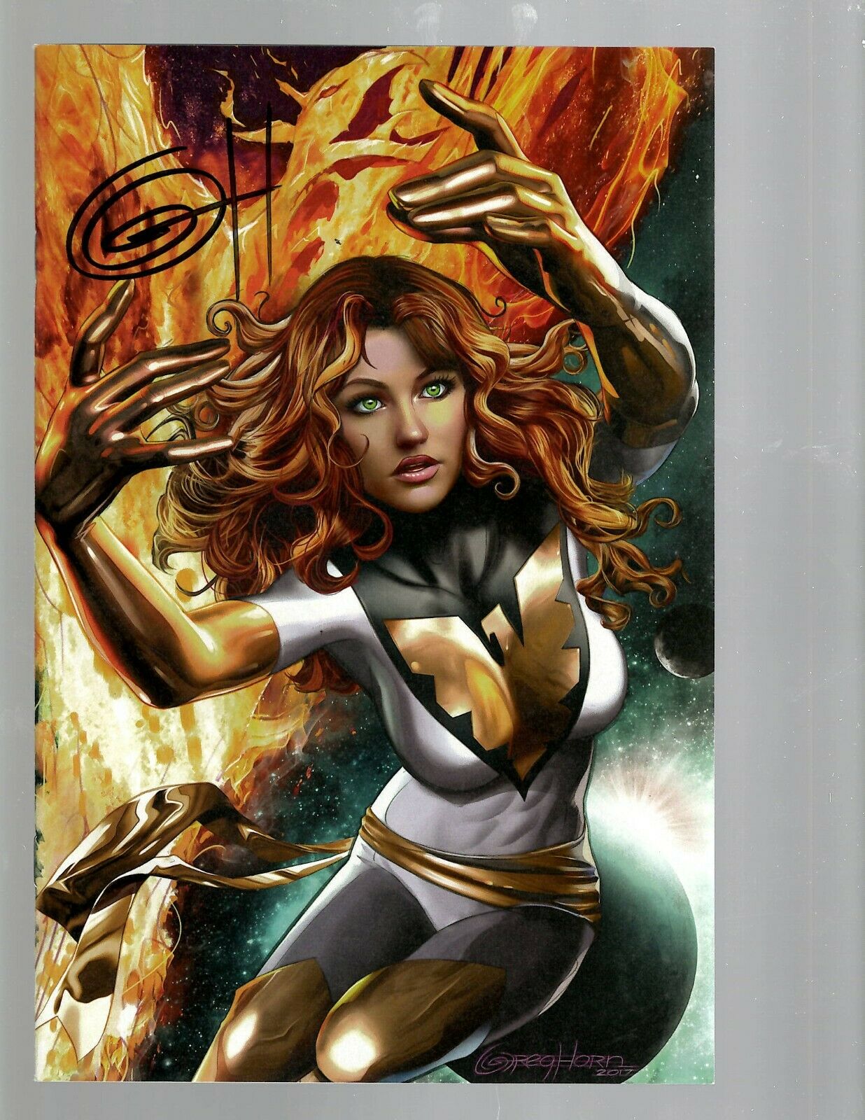 Phoenix: Resurrection # 1 C Marvel Comic NM SIGNED By Greg Horn Variant ...