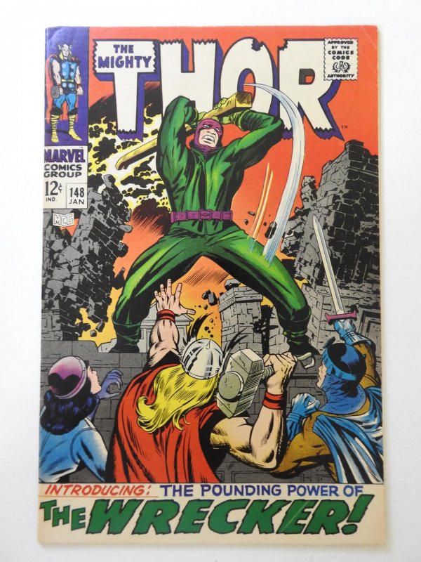 Thor #148 (1968) FN Condition! First appearance of the Wrecker! | Comic ...