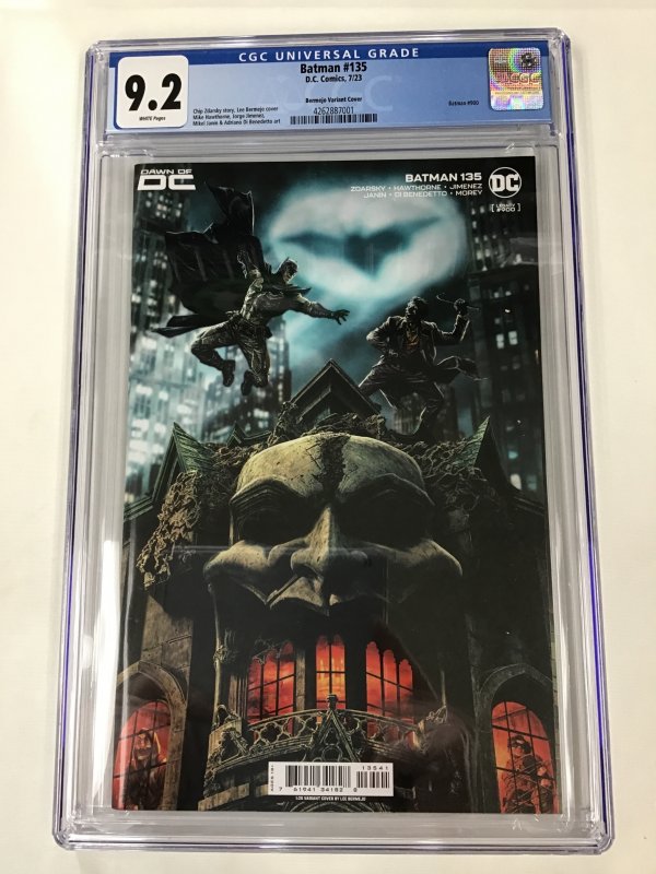 Batman #135 Bermejo Cover (2023) CGC 9.2, KEY ISSUE! | Comic Books ...