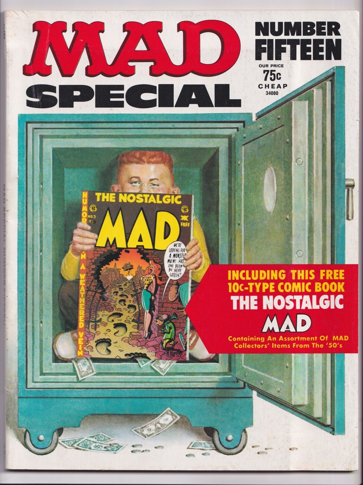Mad Magazine Super Special #15 Includes Comic Book Mad #3 1975 EC ...