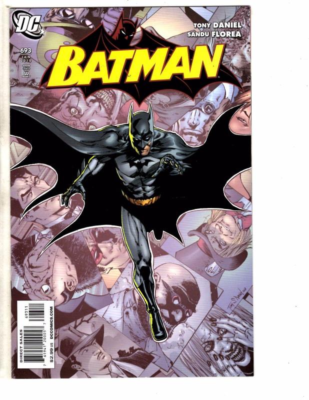 Lot Of 6 Batman DC Comic Books # 688 689 690 691 692 693 Joker 1st ...