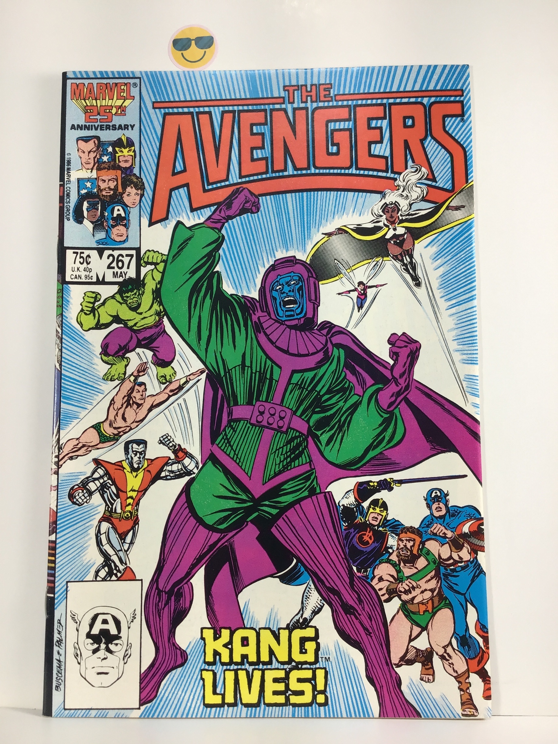 The Avengers #267 (1986) KEY 1 st team app council Kang, death of Kang ...