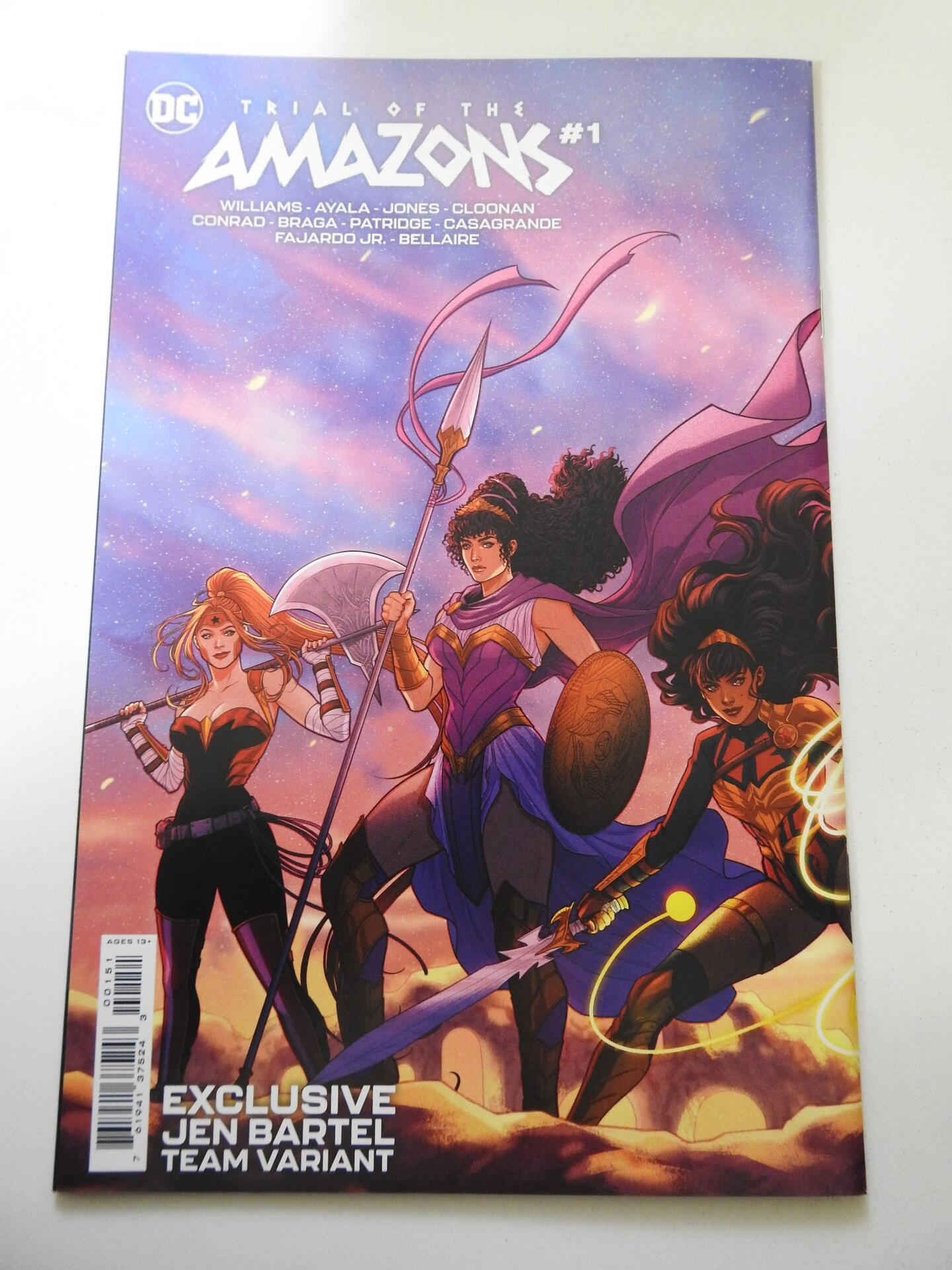Trial Of The Amazons #1 Exclusive Jen Bartel Team Variant- Wraparound ...