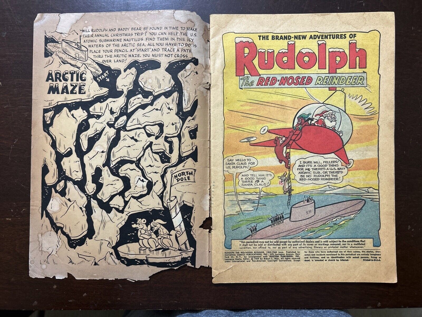 Rudolph the Red Nosed Reindeer DC Comics 1959-160 Fair 1.0 | Comic ...