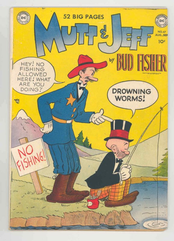 Mutt & Jeff #30,31,47 Classic Reality-Warping Covers .1947-50. Nice DC ...