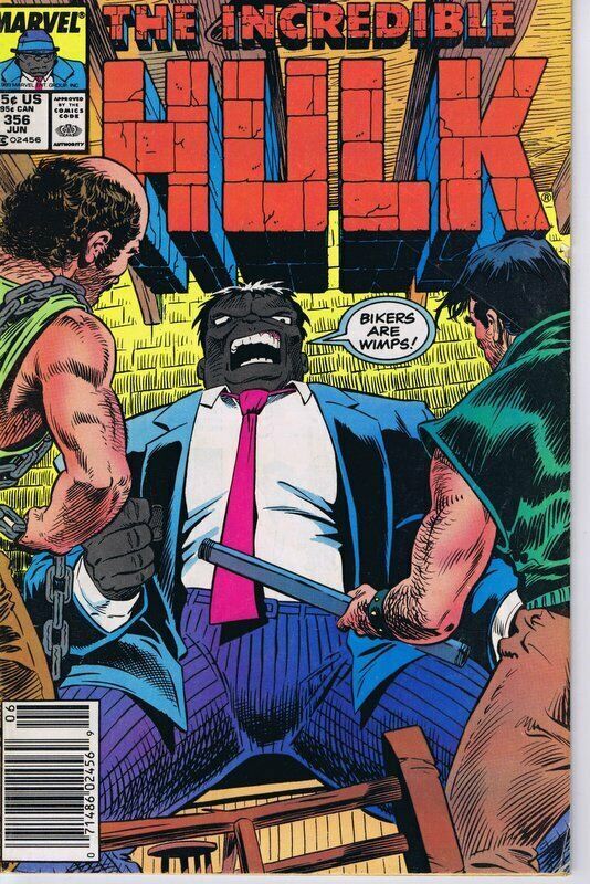 Incredible Hulk #356 ORIGINAL Vintage 1989 Marvel Comics Glorian ...
