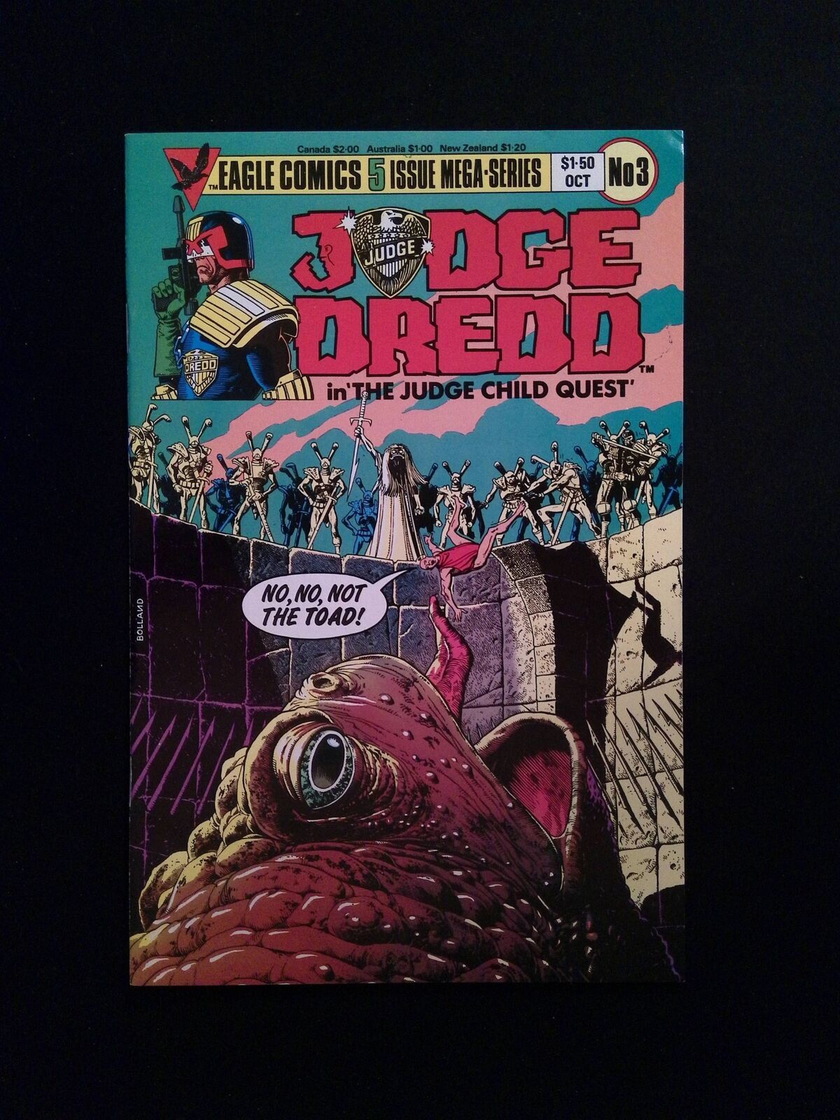 Judge Dredd the Judge Child Quest #3 EAGLE Comics 1984 VF+ ...
