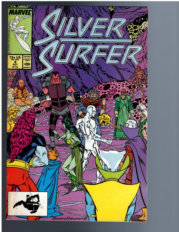 Silver Surfer #4 (1987) | Comic Books - Copper Age, Marvel / HipComic