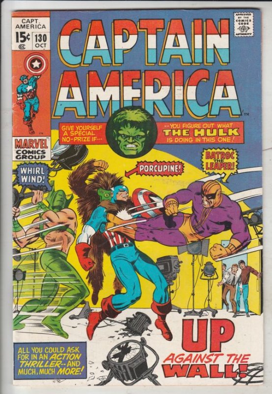 Captain America #130 (Oct-70) NM- High-Grade Captain America | Comic ...
