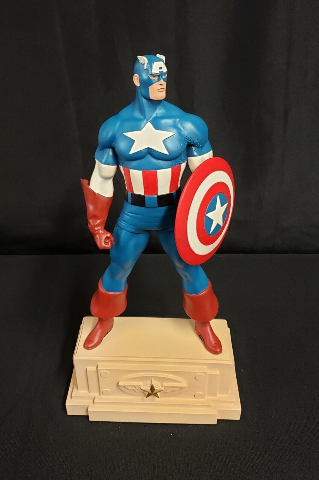 Signed Bowen Designs Captain America Modern Version Painted Statue 66/ ...