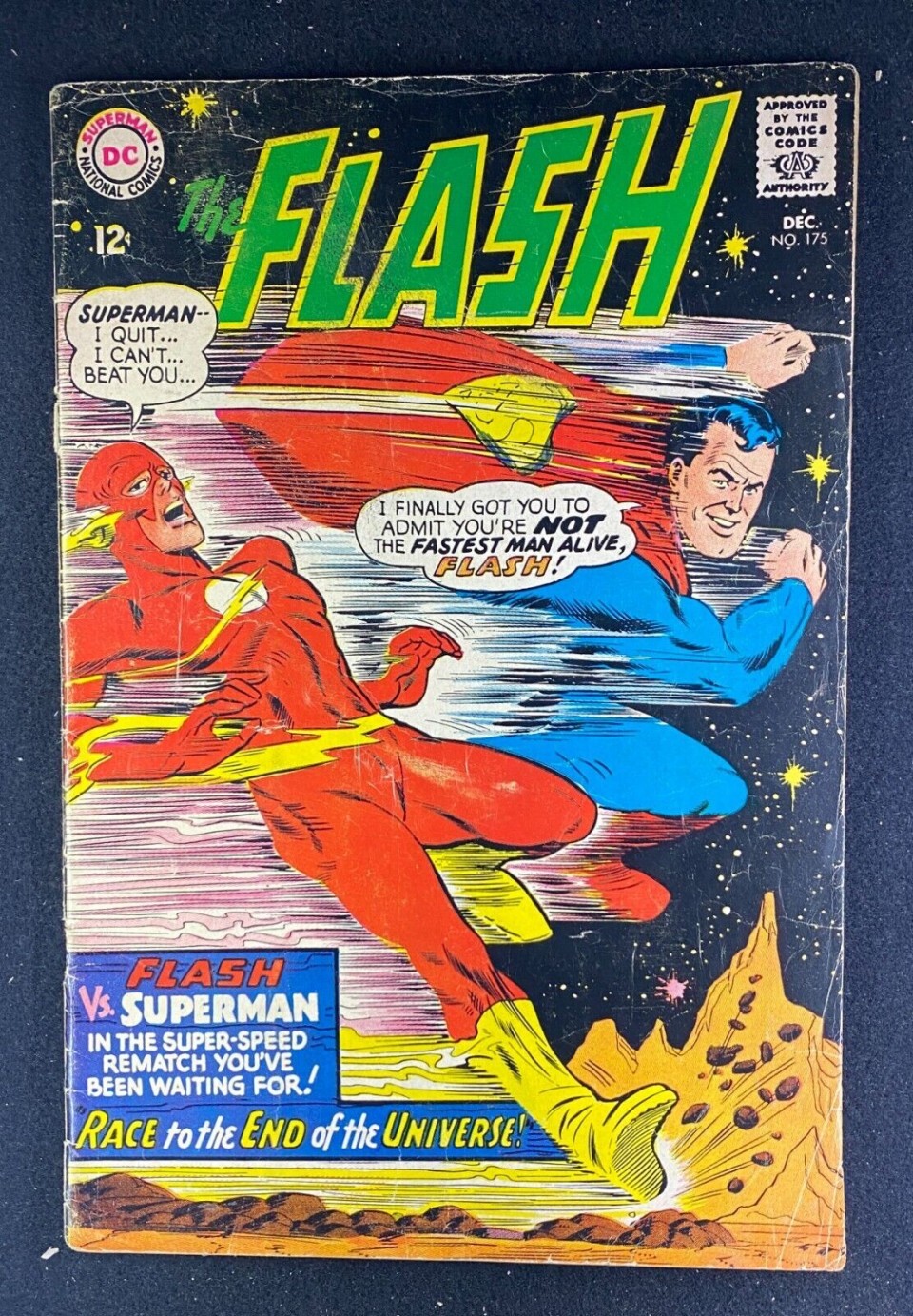 Flash (1959) #175 GD+ (2.5) 2nd Superman Flash Race JLA App Carmine ...
