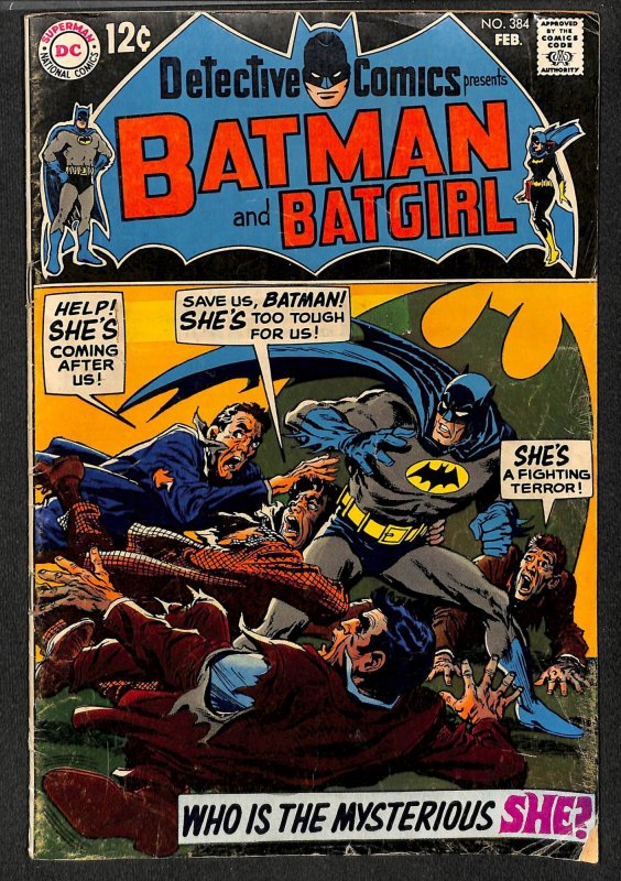 Detective Comics #384 VG 4.0 Batman! Batgirl! | Comic Books - Silver ...
