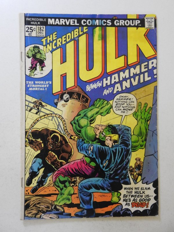 Incredible Hulk #182 GD/VG Condition MVS intact! stain fc | Comic Books ...