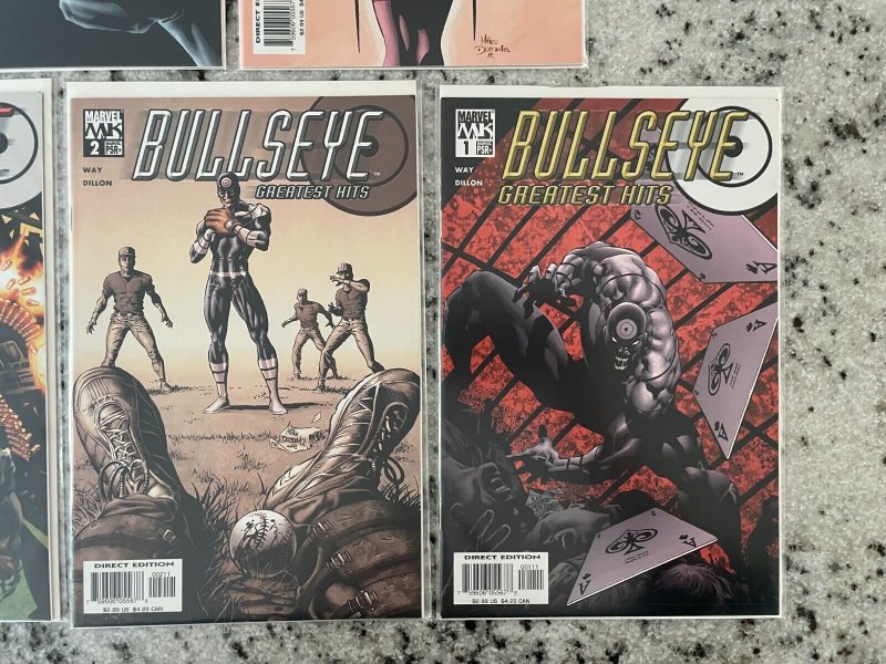 Bullseye Greatest Hits Complete Marvel Comics LTD Series # 1 2 3 4 5 NM ...