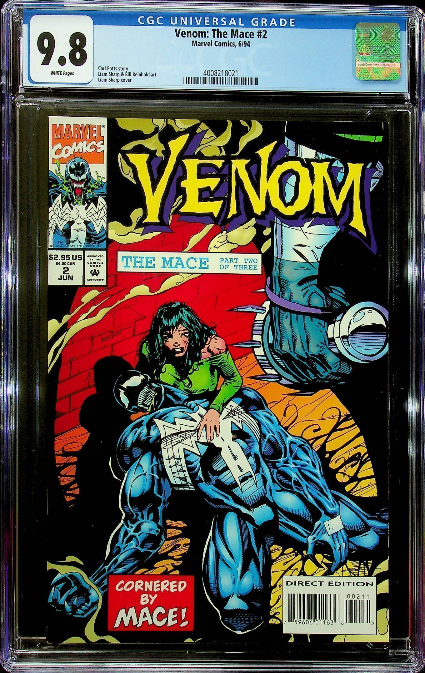 Venom: The Mace #2 (1994) - CGC 9.8 - Cert#4008218021 | Comic Books ...