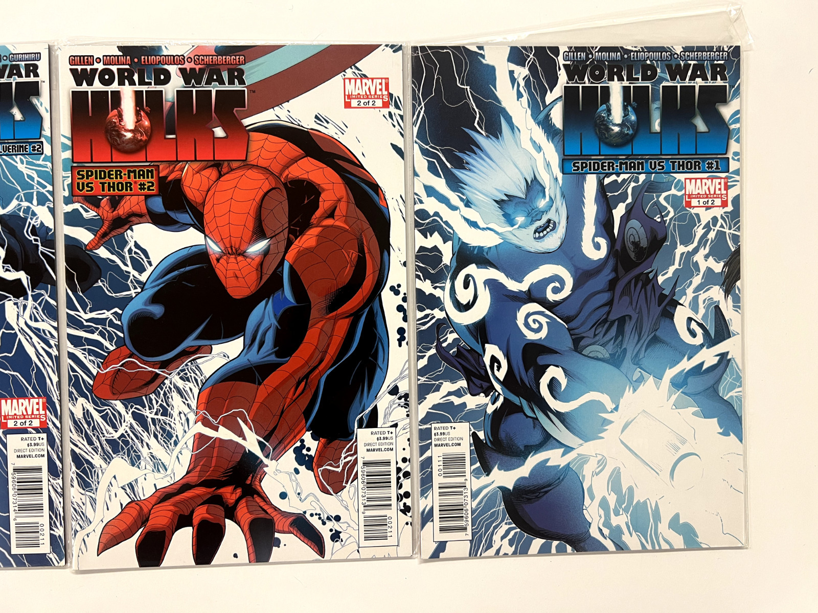 4 World War Hulks Marvel Comic Books# 1 2 2 23 Avengers Defenders Thor ...