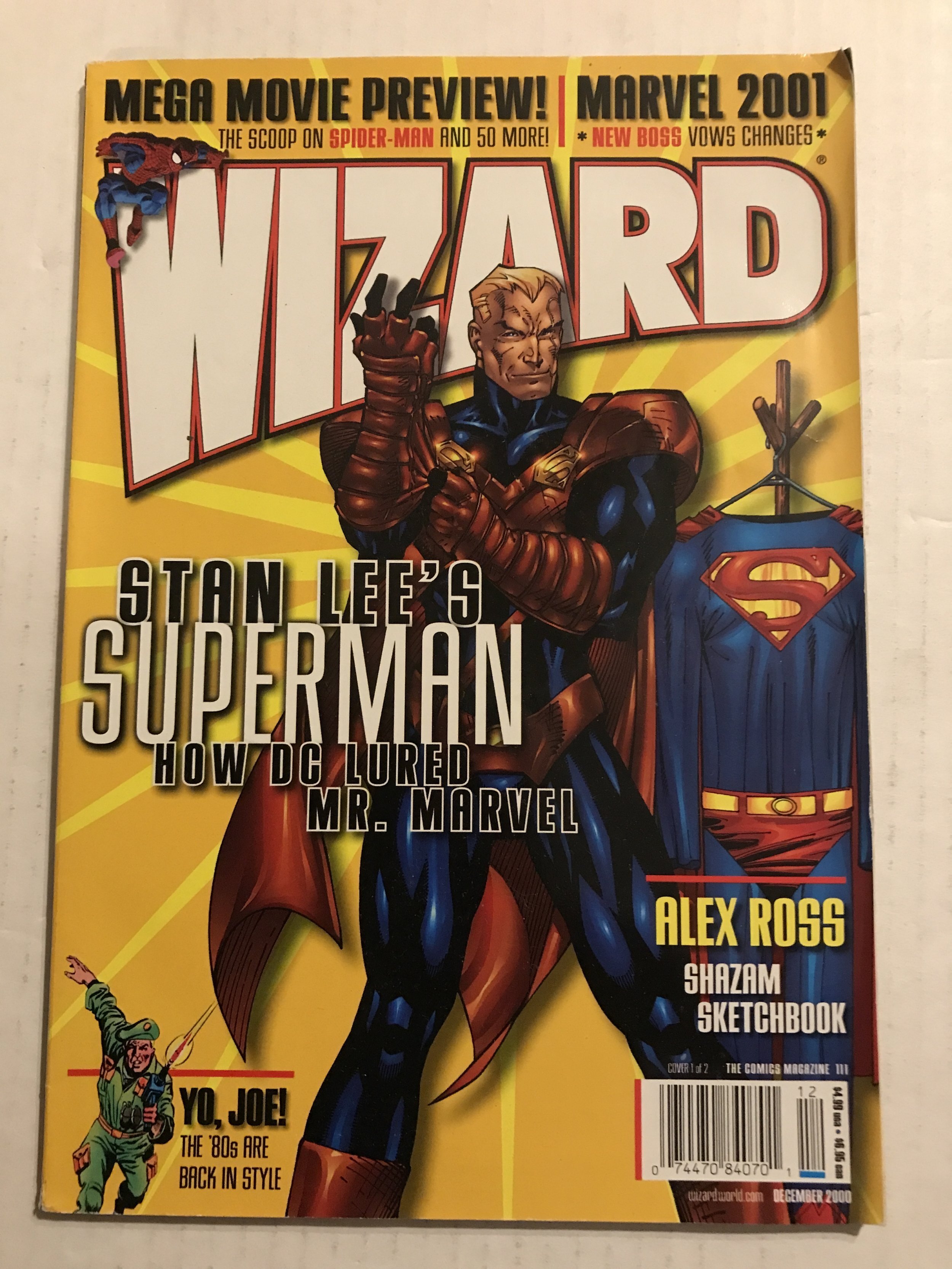 Wizard: The Comics Magazine #111 12/00 Fn; Stan Lee’s Superman, Alex ...