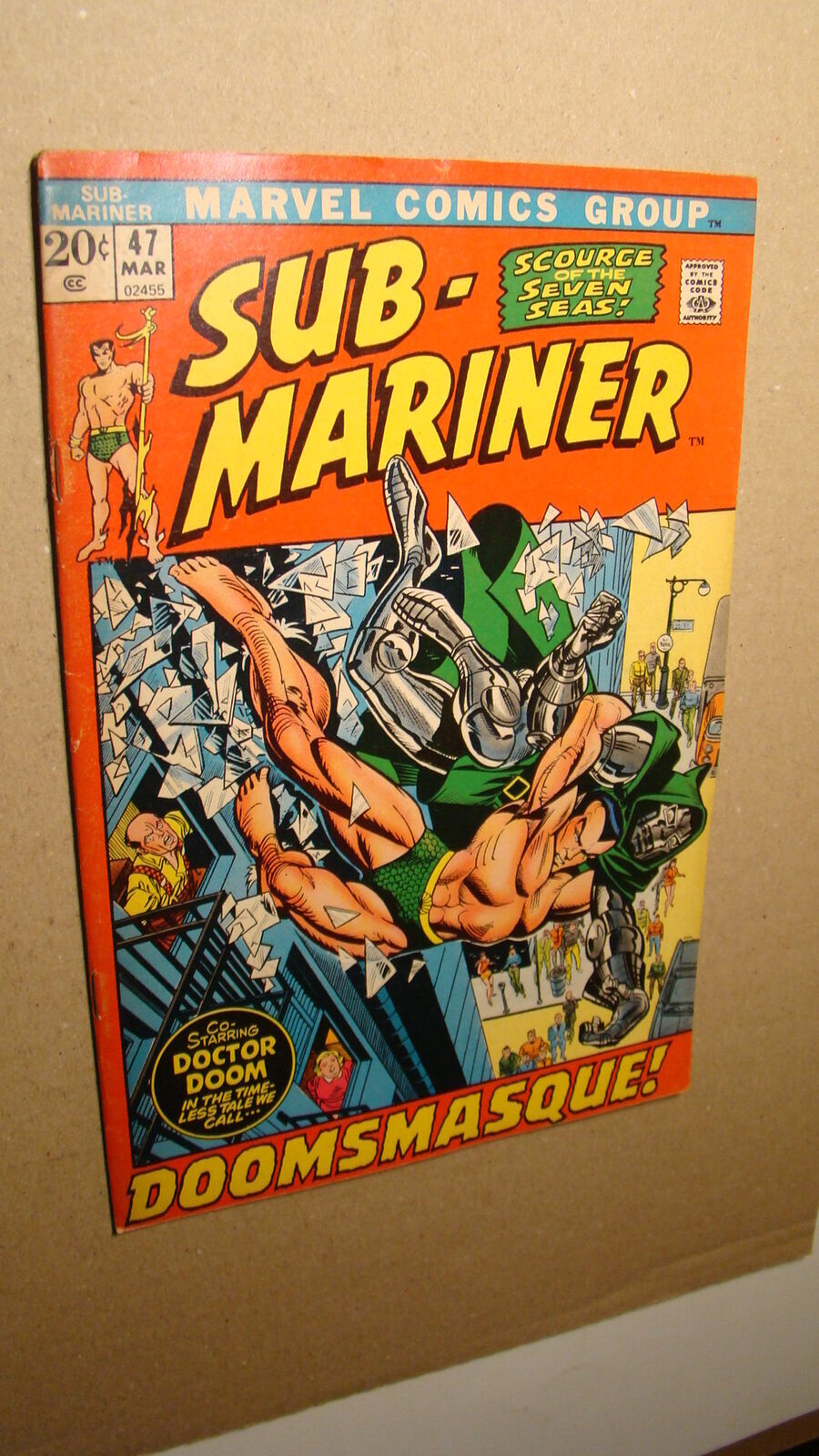 Sub-Mariner 47 *Solid* VS Doctor Doom M.O.D.a.K. 1971 Marvel | Comic ...