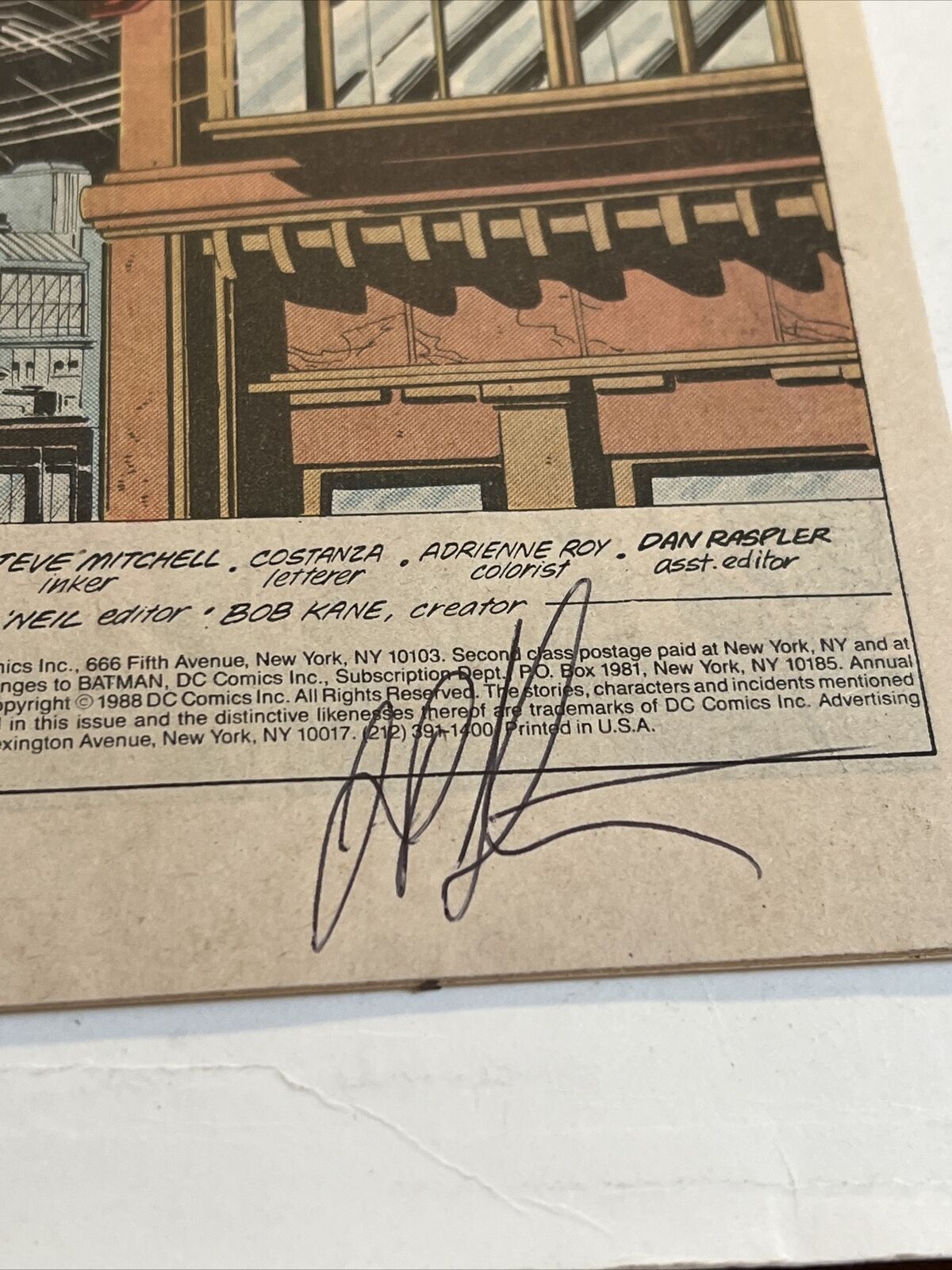 Batman #424 425 430 All Signed By Jim Starlin DC Comics 1988 See ...