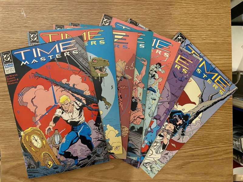 Time Masters #1-8 complete series Art Thibert Bob Wayne DC Comics HIGH ...