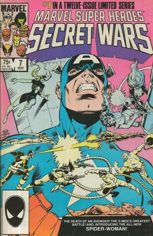 Secret Wars #7 1984 Marvel Comics 1st Julia Carpenter as Spider-Woman ...