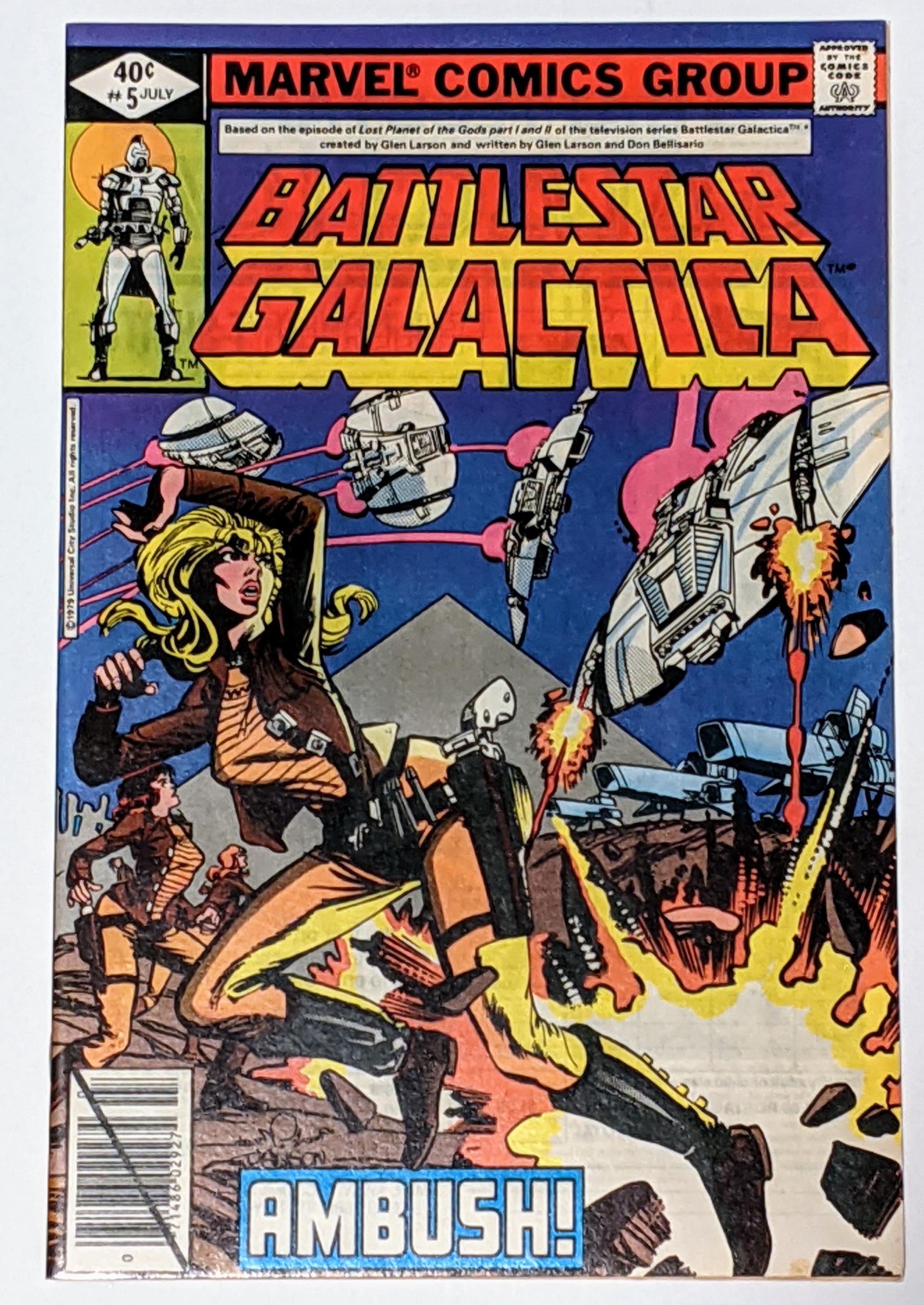 Battlestar Galactica #5 (Aug 1979, Marvel) VF/NM 9.0 | Comic Books ...