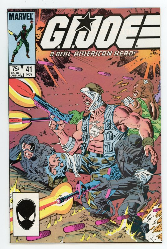 G.I. Joe: A Real American Hero #41 Larry Hama Mike Zeck Cover NM ...