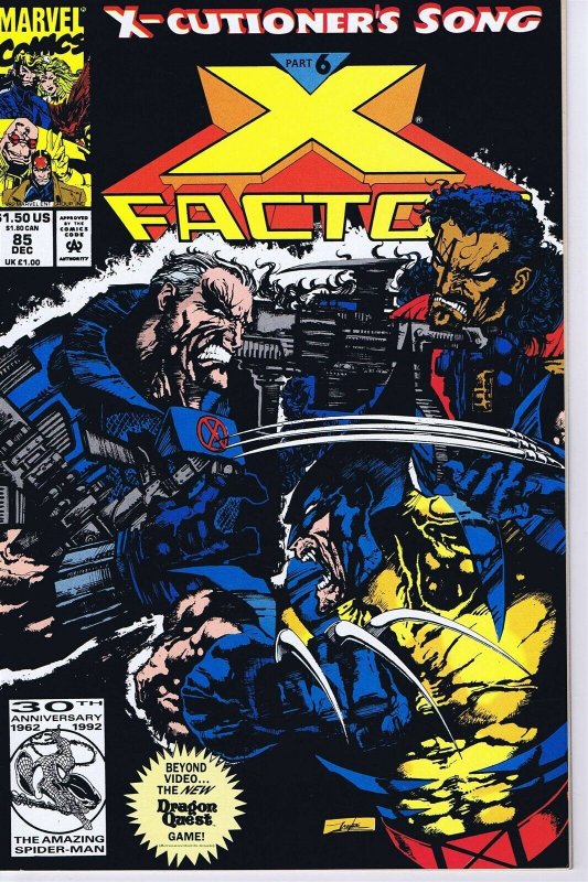 X Factor #85 ORIGINAL Vintage 1992 Marvel Comics | Comic Books - Modern ...