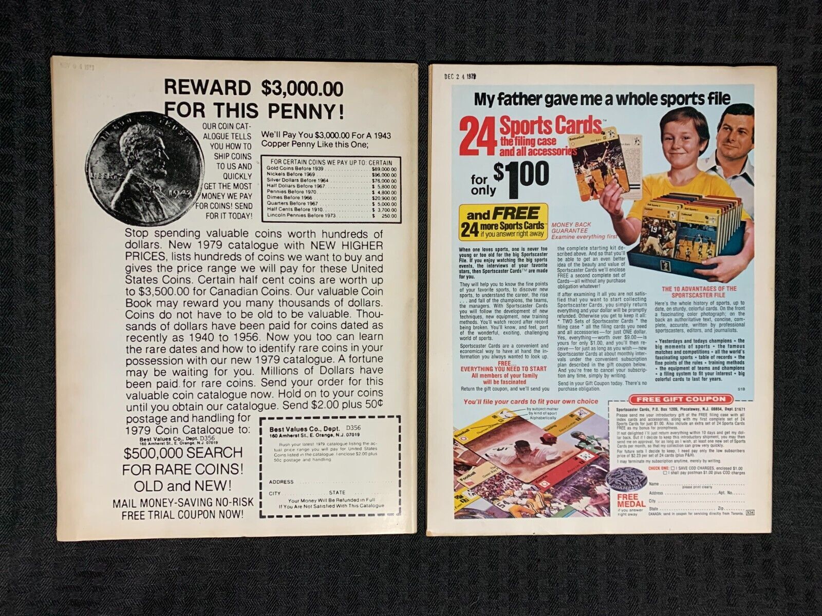 1979 TOMB OF DRACULA Magazine #2 FN & #3 FN+ Bob Larkin Cover / Gene ...