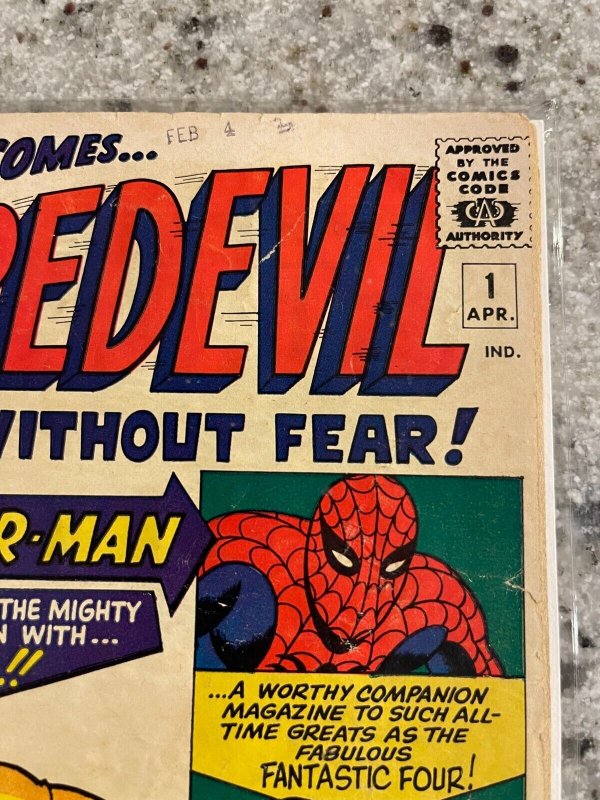 Daredevil # 1 VG Marvel Comic Book Origin & 1st Appearance Of Matt ...