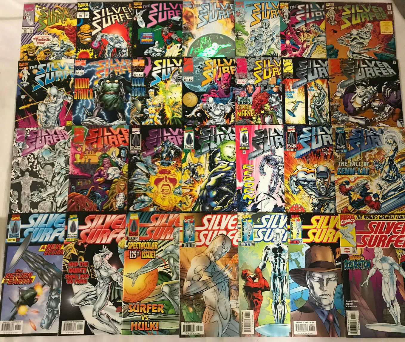 Silver Surfer#1-146 VF/NM LOT 1987 (94 Books) Marvel Comics | Comic ...