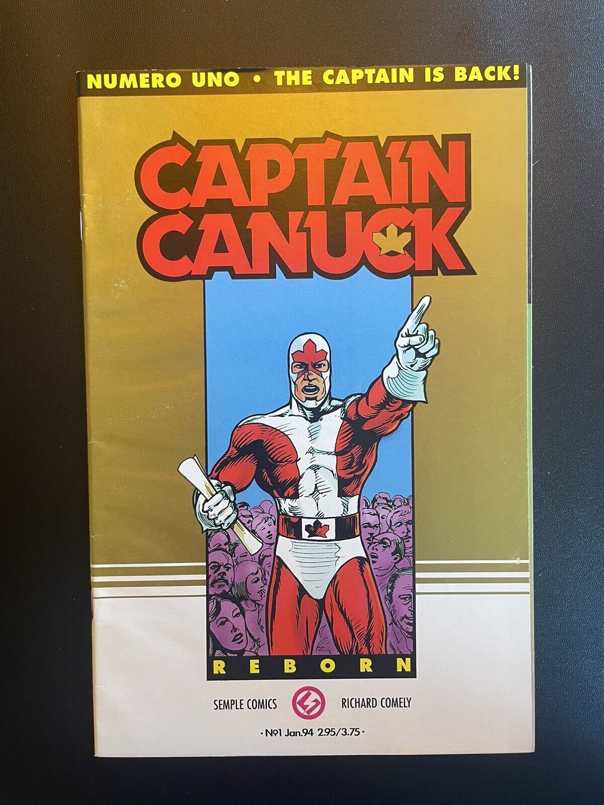 Captain Canuck: Reborn #1 (1994) Richard Comely - Semple Comics ...