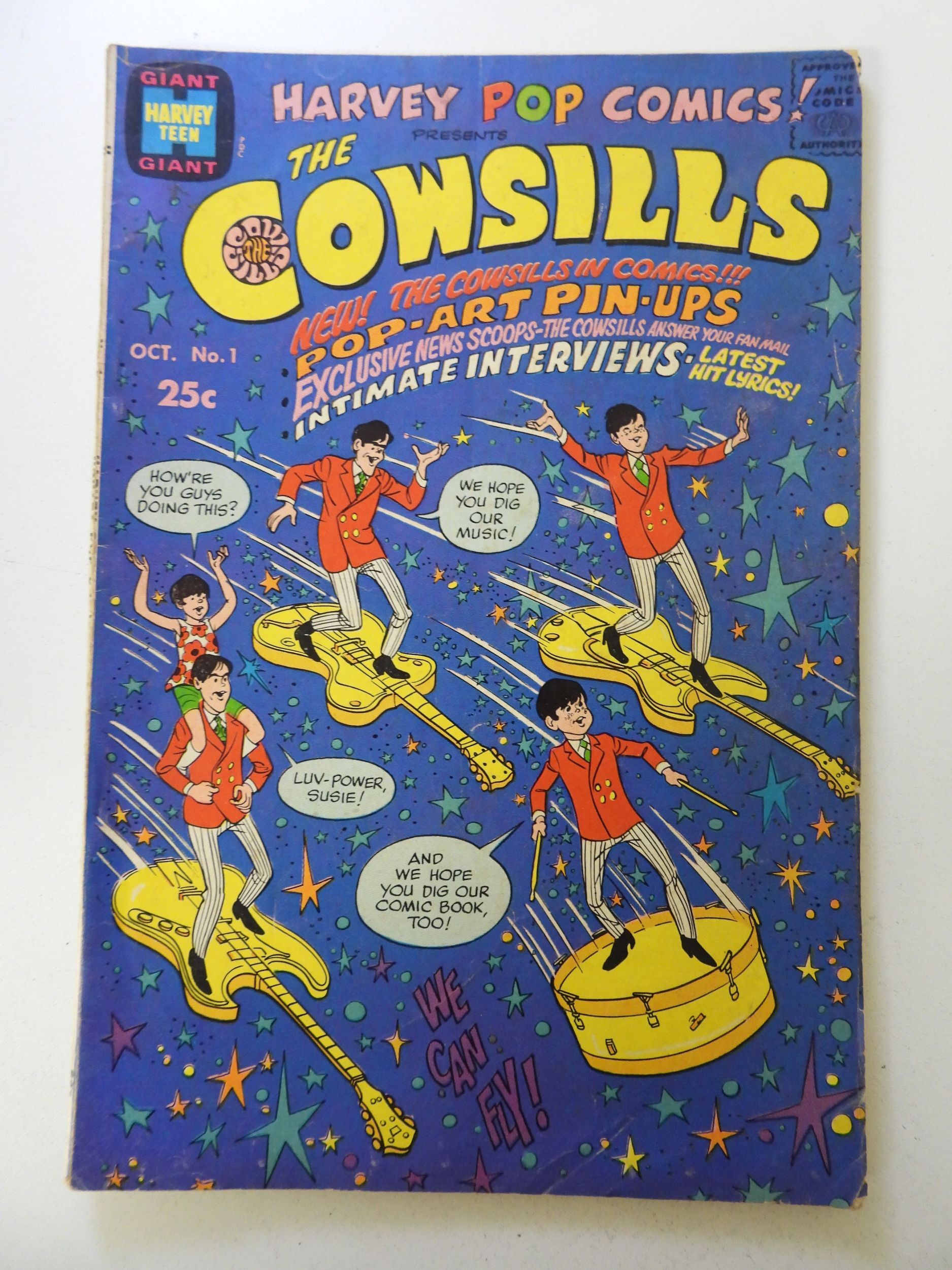 Harvey Pop Comics Presents The Cowsills #1 FN- condition | Comic Books ...