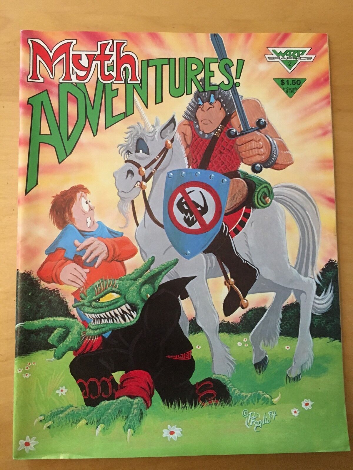 Myth Adventures 2, SEE Pics for Grade, 1st Print, Warp Grpahics, 1984 ...