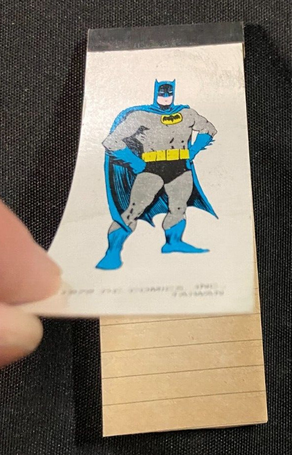 Vintage 1979 DC Comics 1.5" X 4" Mini Note PAD Batman | Comic Books ...