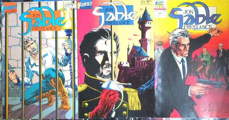 JON SABLE, FREELANCE #7-55, 31 diff - First Publishing Comic Books 1983 ...