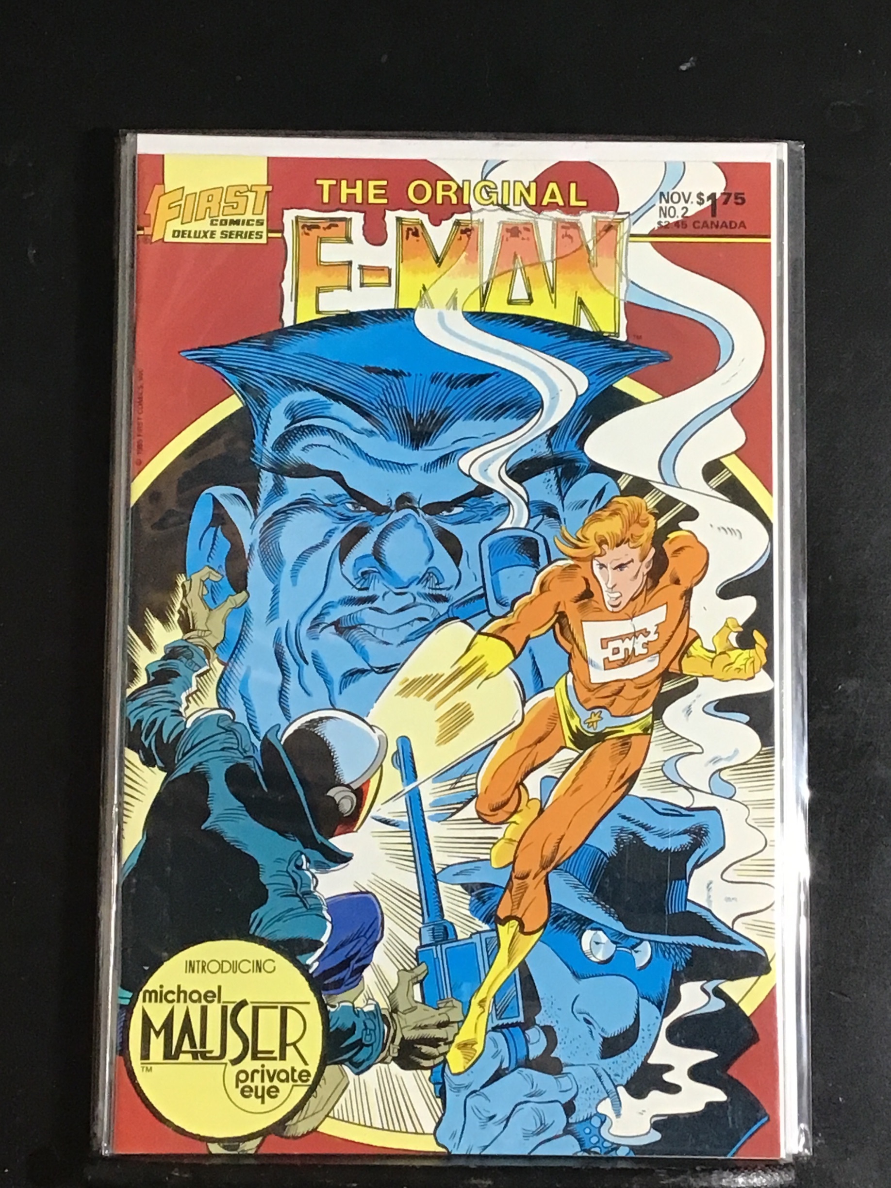 The Original E-Man and Michael Mauser #2 (1985) | Comic Books - Copper ...