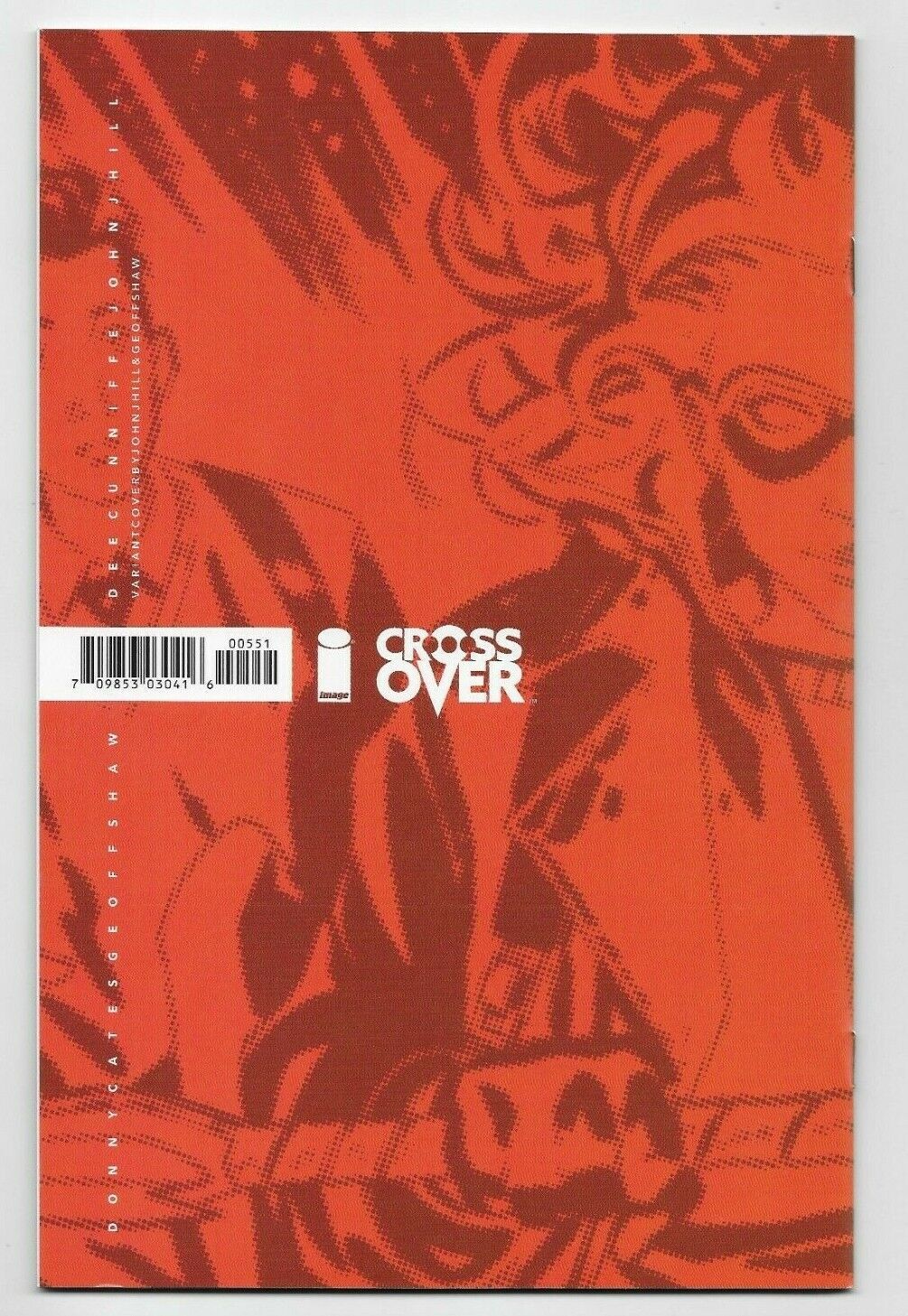 Crossover #5 Image Comic 2021 Ellipsis Design 1:50 Variant Cover Cates ...