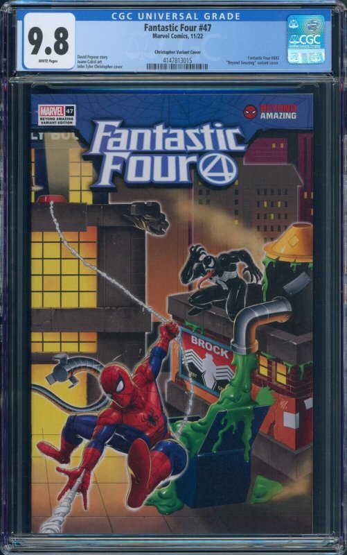 Fantastic Four #47 CGC 9.8 Beyond Amazing Wraparound Spider-Man Variant ...