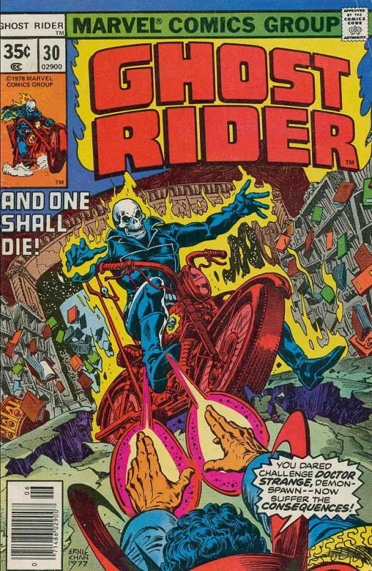 Ghost Rider (Vol. 1) #30 FN ; Marvel | Doctor Strange | Comic Books ...
