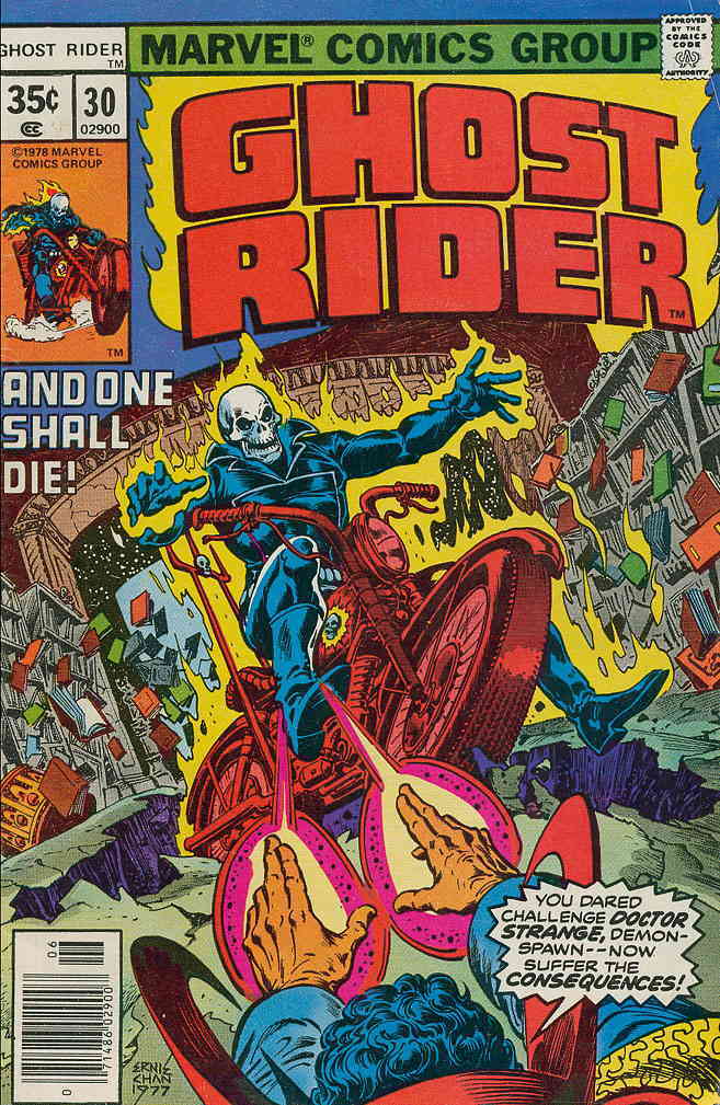 Ghost Rider (Vol. 1) #30 FN ; Marvel | Doctor Strange | Comic Books ...