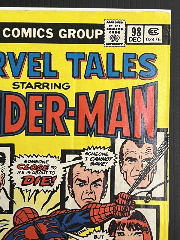 Marvel Tales Spider-Man #98 Reprints ASM #121 Death of Gwen Stacy ...