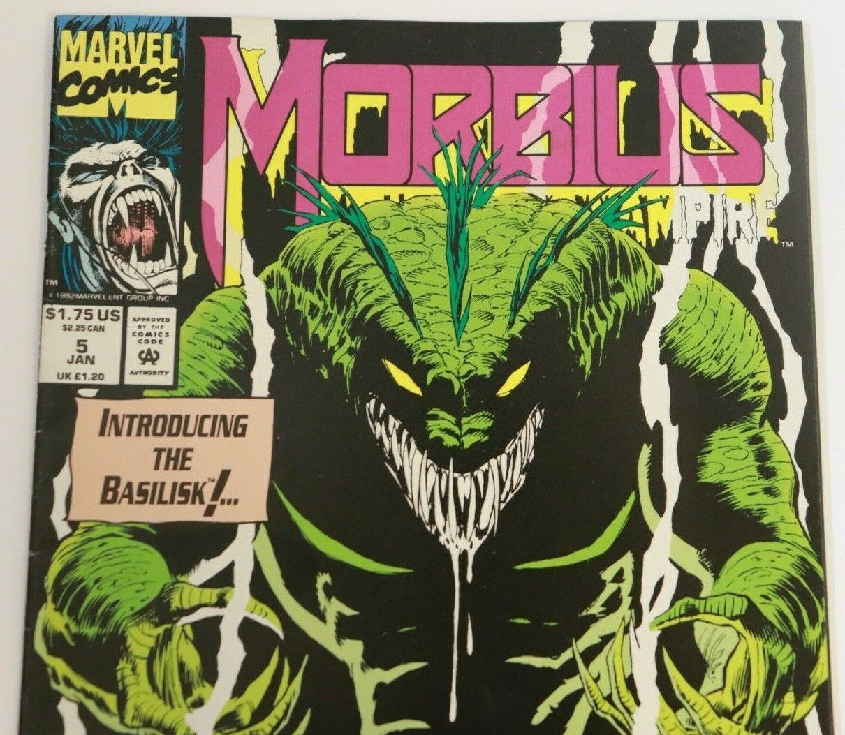 Marvel Comics Morbius The Living Vampire #5 1993 | Comic Books - Modern ...