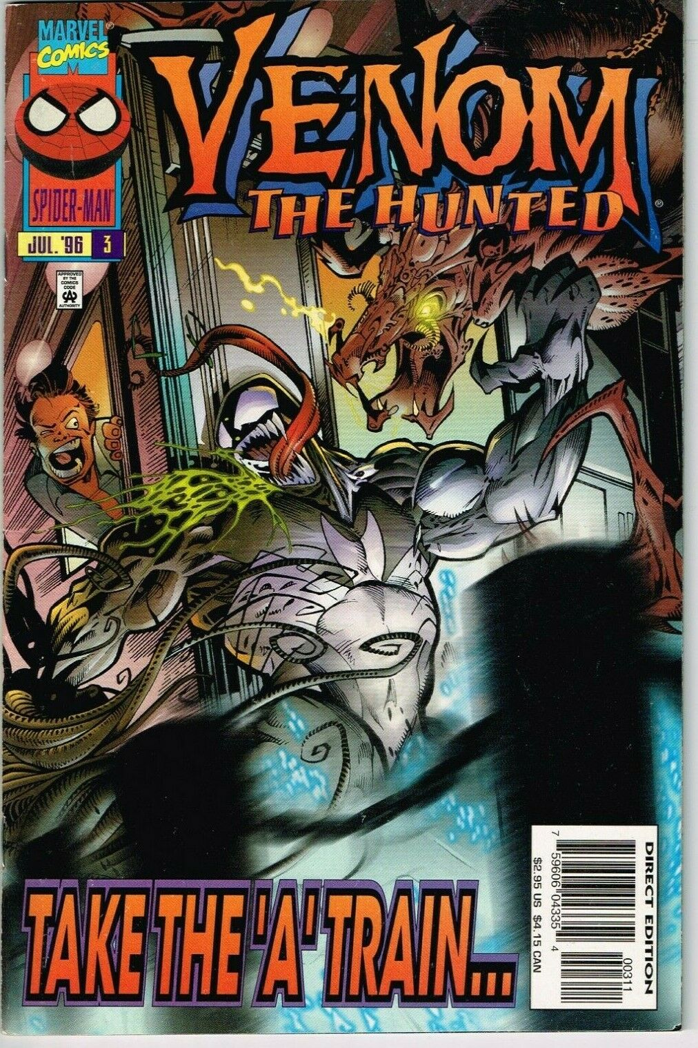 Venom: The Hunted #3 (1996) - 7.5 VF- *Xenophage Conclusion* | Comic ...