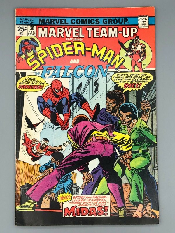 Marvel Team-Up #30 (1975) FN - Spider-Man and Falcon | Comic Books ...