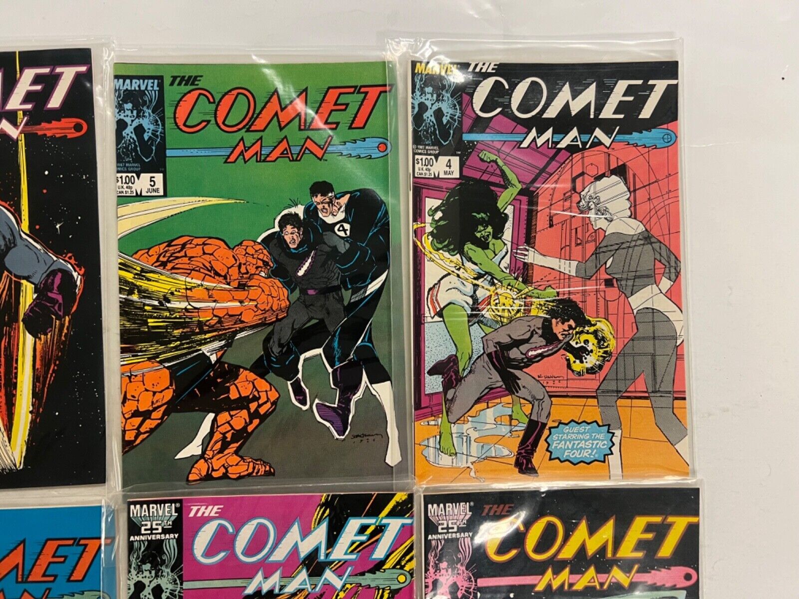 6 The Comet Man Marvel Comic Books # 1 2 3 4 5 6 Avengers Defenders 2 ...