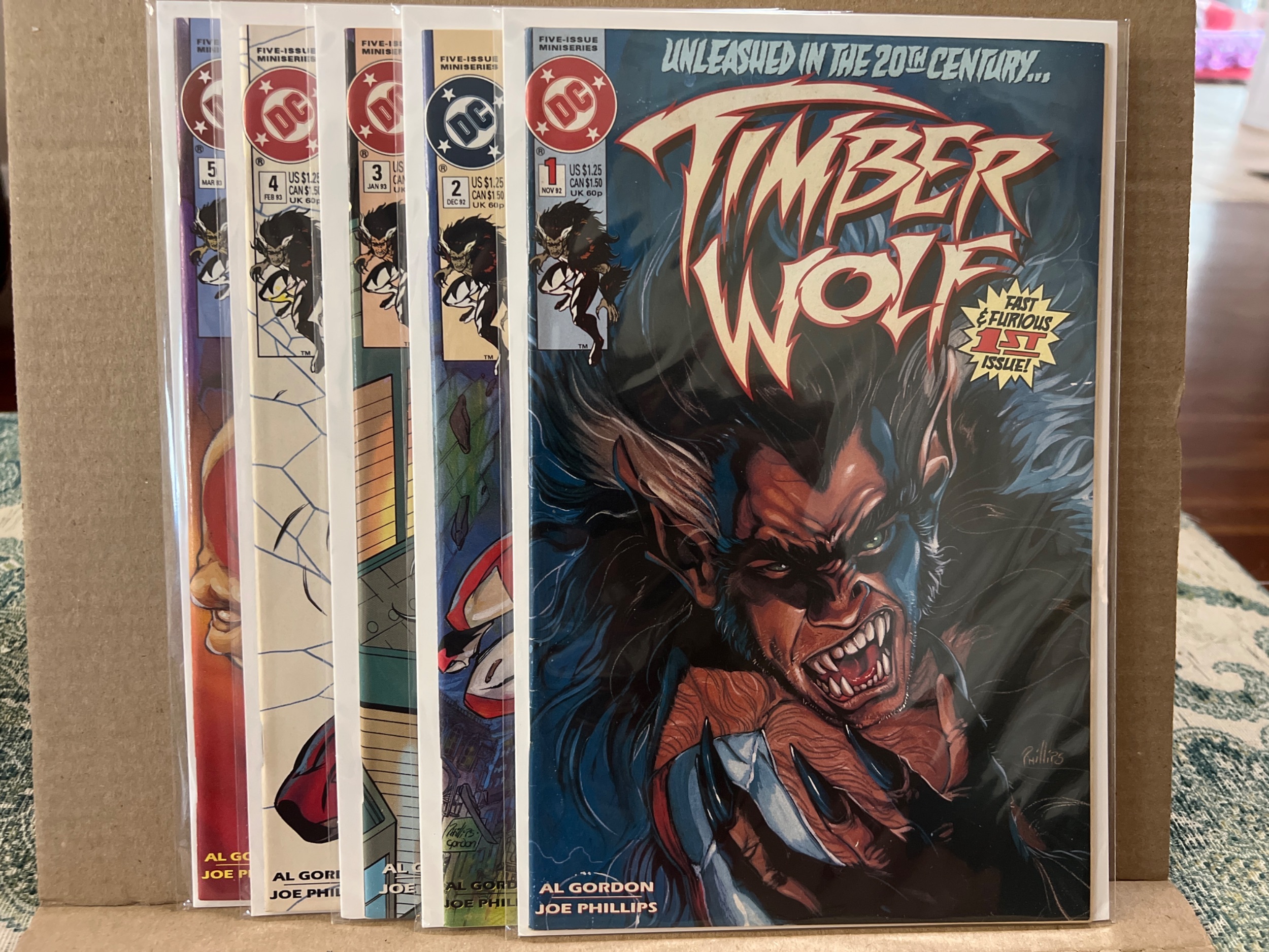 Timber Wolf #1 -5 (1992) COMPLETE SET | Comic Books - Modern Age, DC ...