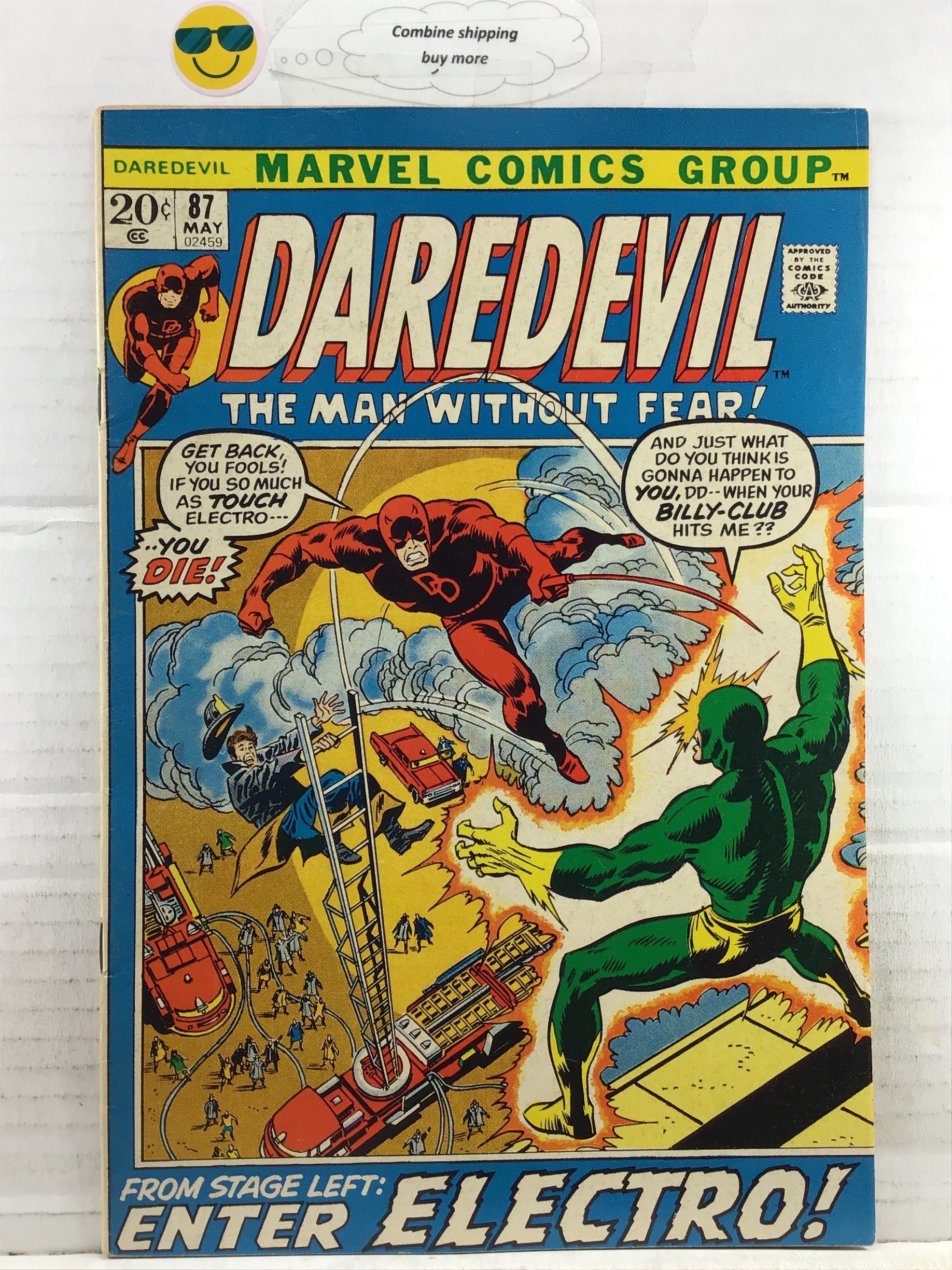 Daredevil #87 (1972)FN -VFN Electro | Comic Books - Bronze Age, Marvel ...